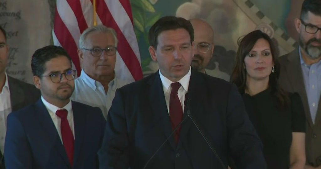 Florida Governor Ron DeSantis Giving Green Light To Budget Items - CBS ...