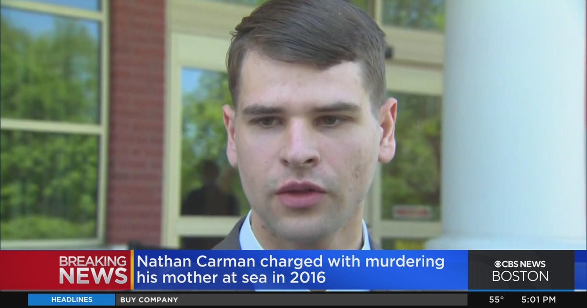 Nathan Carman charged with murdering mother at sea in 2016 - CBS Boston