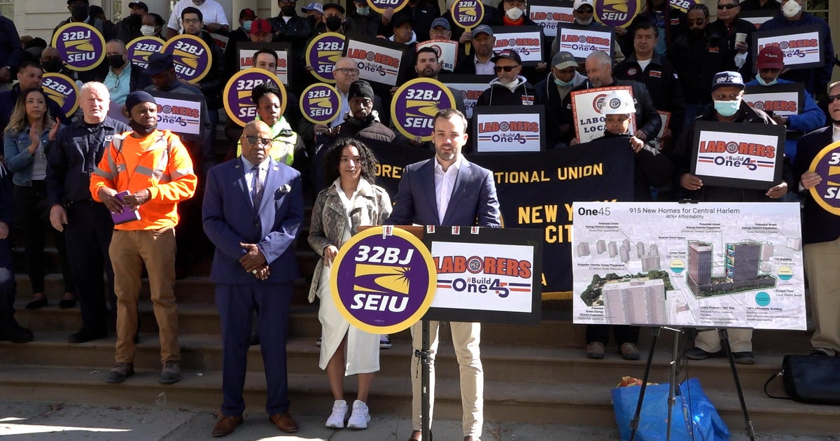 Harlem One45 development still in limbo after public hearing - CBS New York