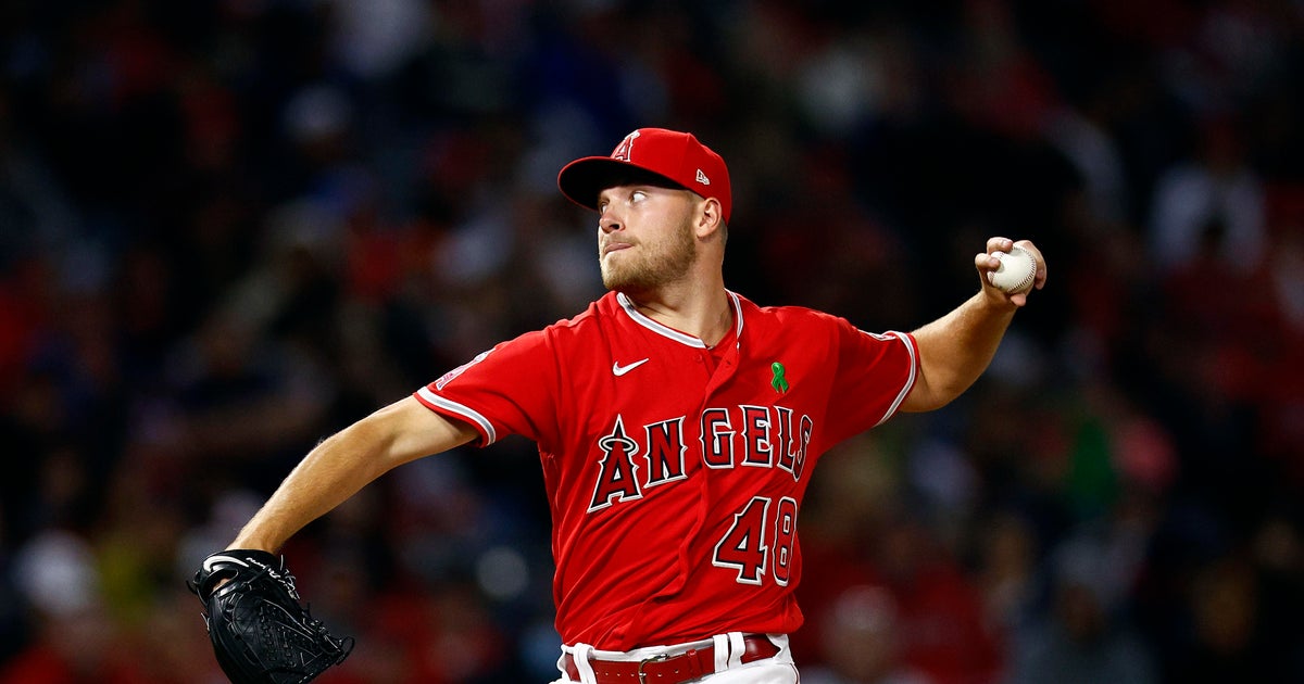 Angels rookie pitcher Reid Detmers throws no-hitter vs Tampa Bay - CBS ...