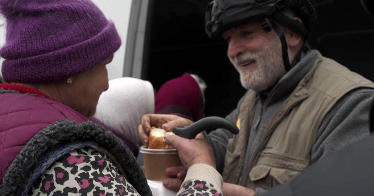 Chef José Andrés on serving meals in a war zone - CBS News