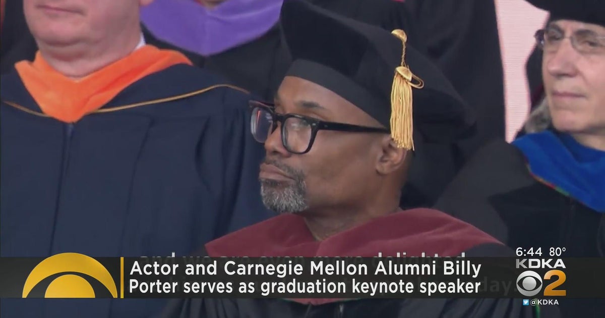 CMU graduate Billy Porter serves as graduation keynote speaker - CBS ...