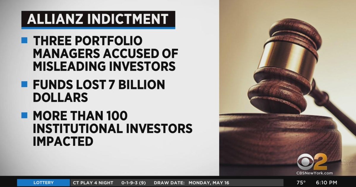 Allianz portfolio managers accused of misleading investors - CBS New York
