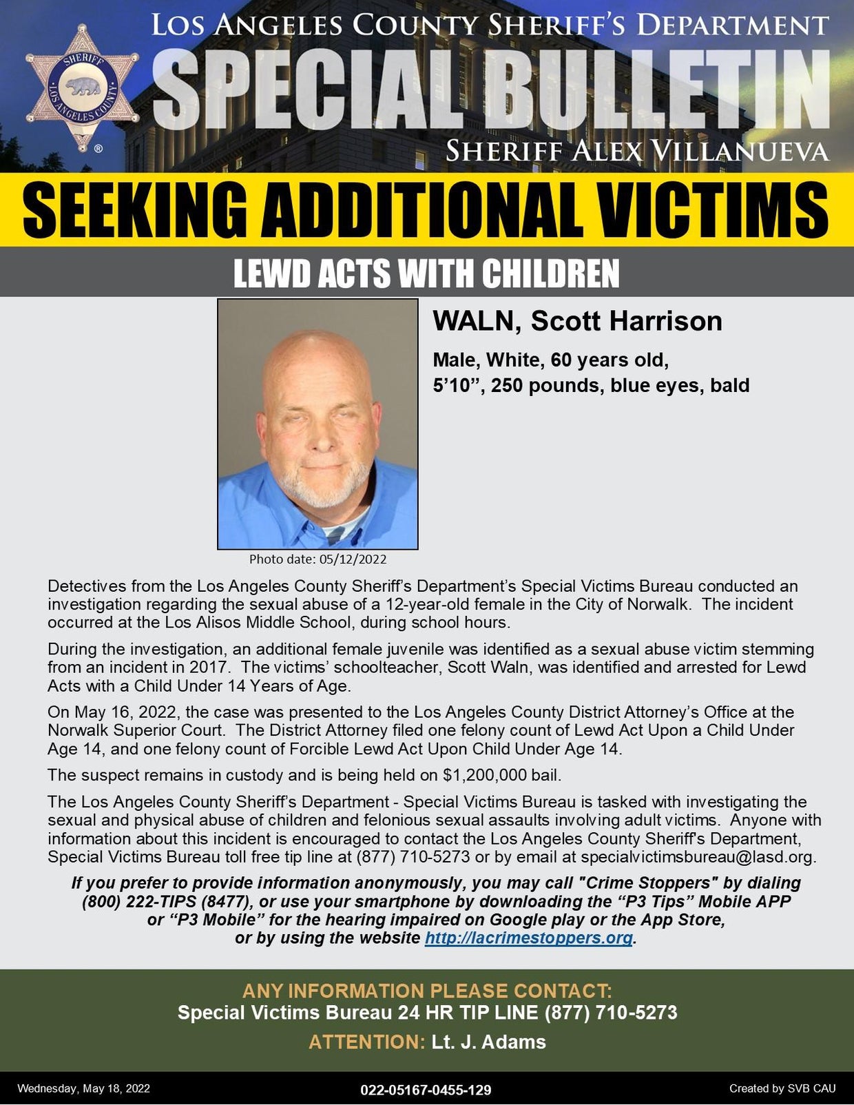 Los Alisos Middle School teacher arrested on suspicion of sexually ...