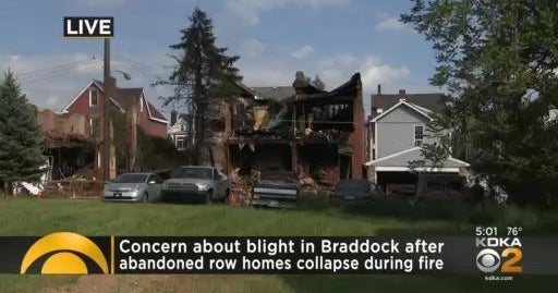 Braddock residents raise concern about blight after fire levels ...