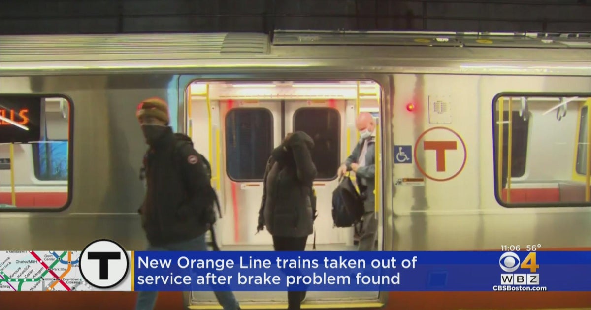 MBTA pulls new Orange Line trains out of service - CBS Boston