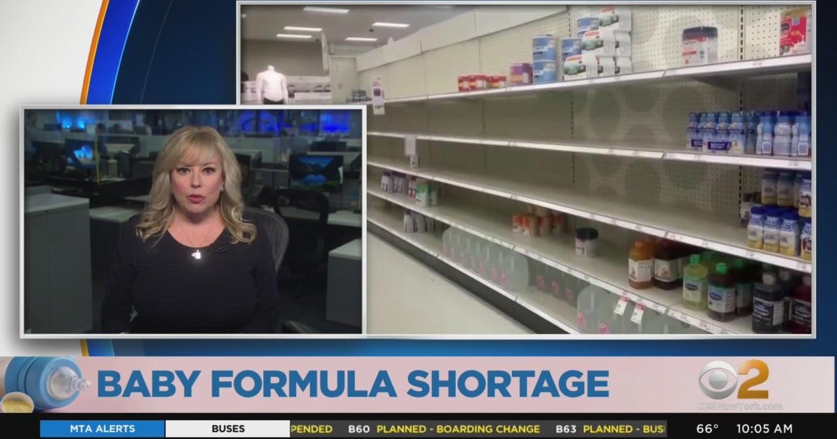 Baby formula shortage linked to hospitalizations - CBS New York