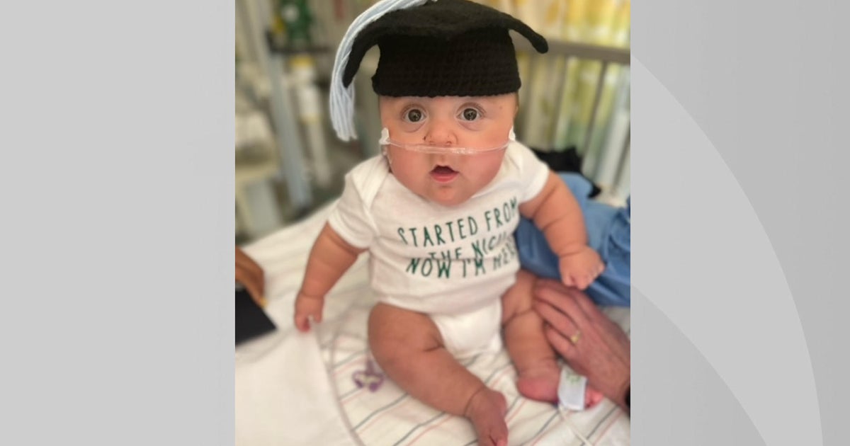 Wilmington baby finally home after nearly 7 months in NICU - CBS Boston