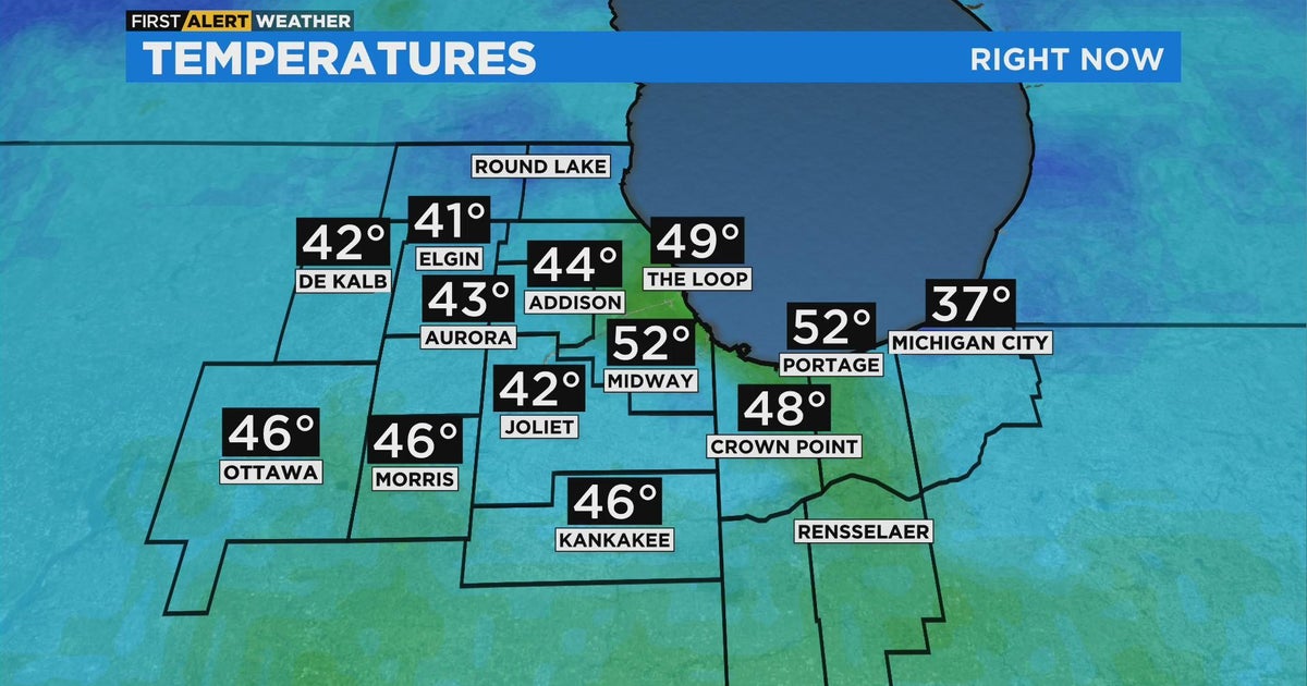 Chicago First Alert Weather: Cool Monday morning - CBS Chicago