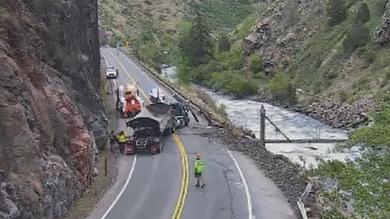 U.S. 6 Reopens West Of Golden After Gravel Truck Overturns - CBS Colorado