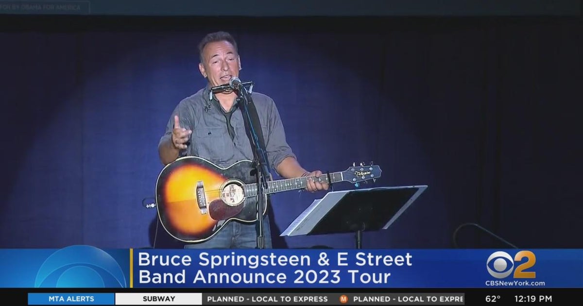 Springsteen announces 2023 tour dates - CBS New York