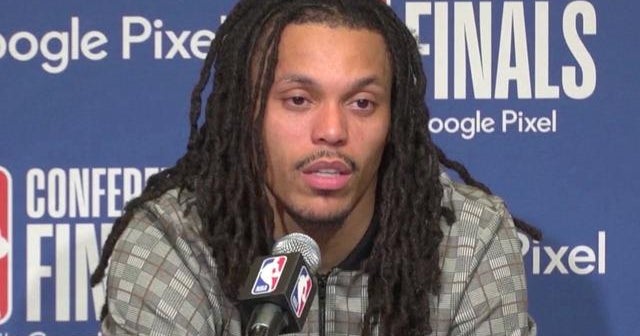 Golden State Warriors' Damion Lee: "It's easier to get a gun than baby ...