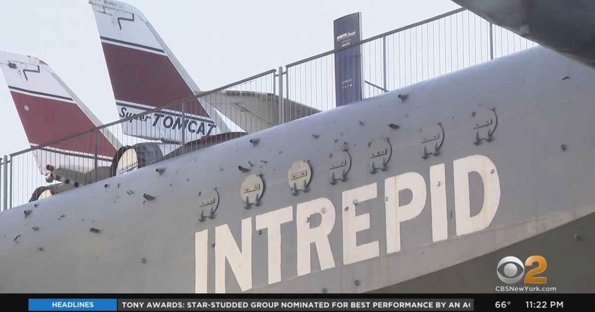 Fleet Week celebration continue on Intrepid and in Times Square - CBS ...