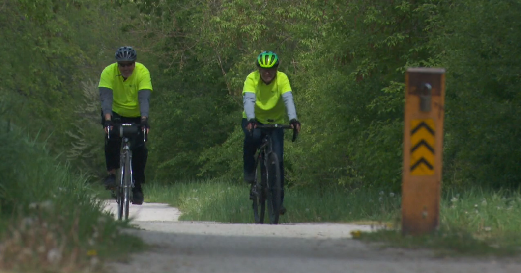 Two men's 100-mile bike ride for human trafficking victims turns into ...