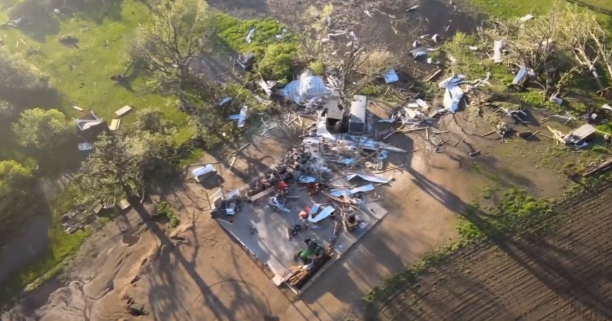 NWS: Forada Tornado Was EF-2, With Path Half-Mile Wide - CBS Minnesota
