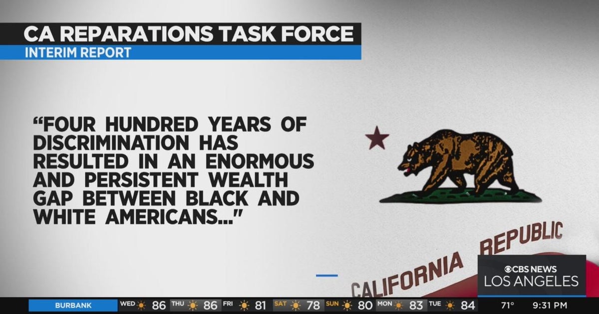 California Reparations Task Force releases interim report - CBS Los Angeles