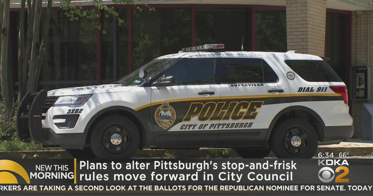 City council considering change to stop and frisk - CBS Pittsburgh