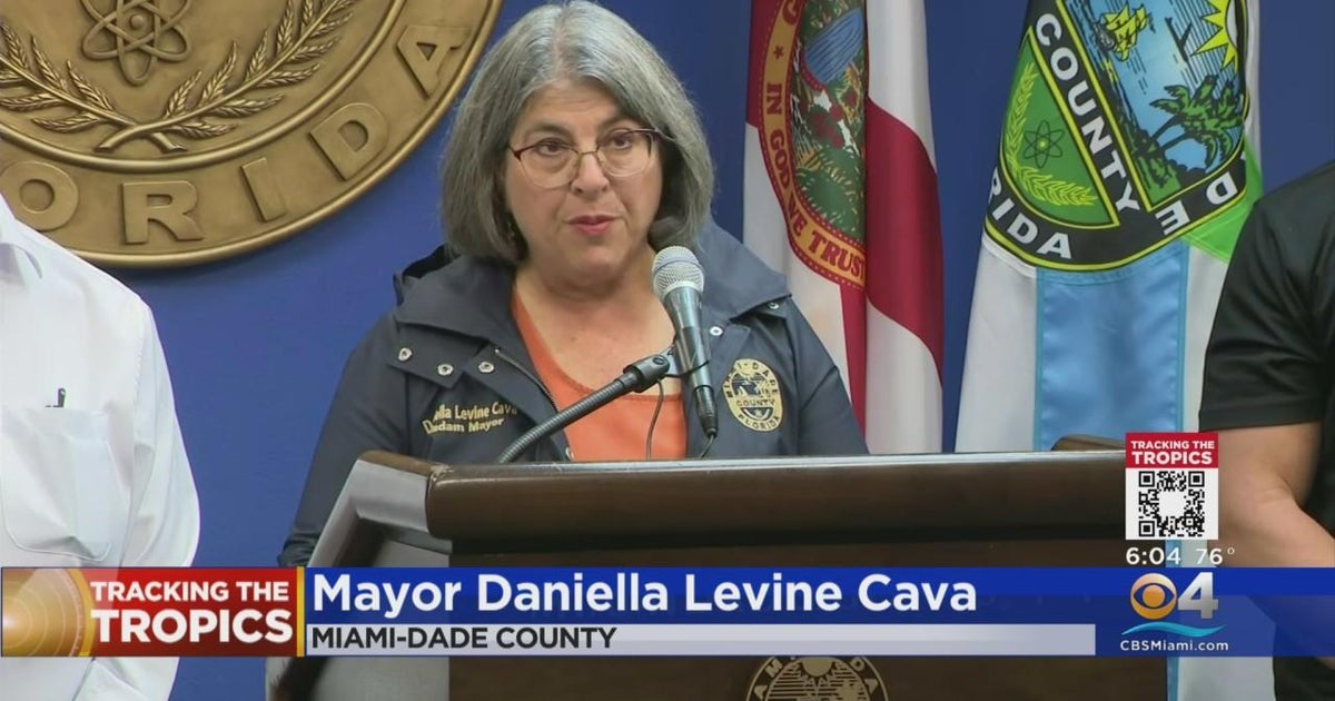 Daniella Levine-Cava talks storm preparations - CBS Miami