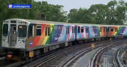 CTA Pride train - CBS Chicago