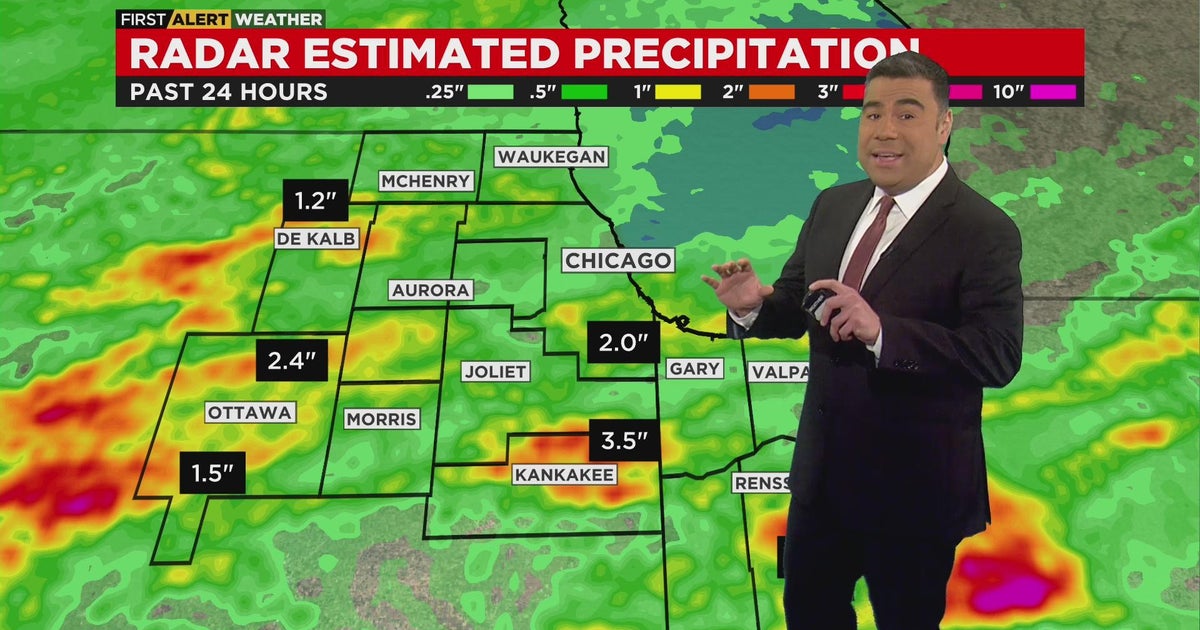 Chicago First Alert Weather: Heavy rain moves out - CBS Chicago