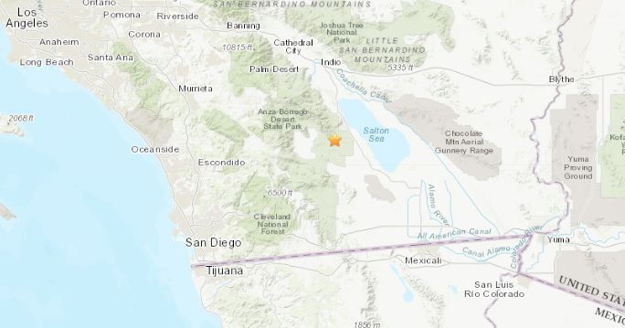Magnitude 3.1 earthquake hits Riverside County near Salton Sea - CBS ...