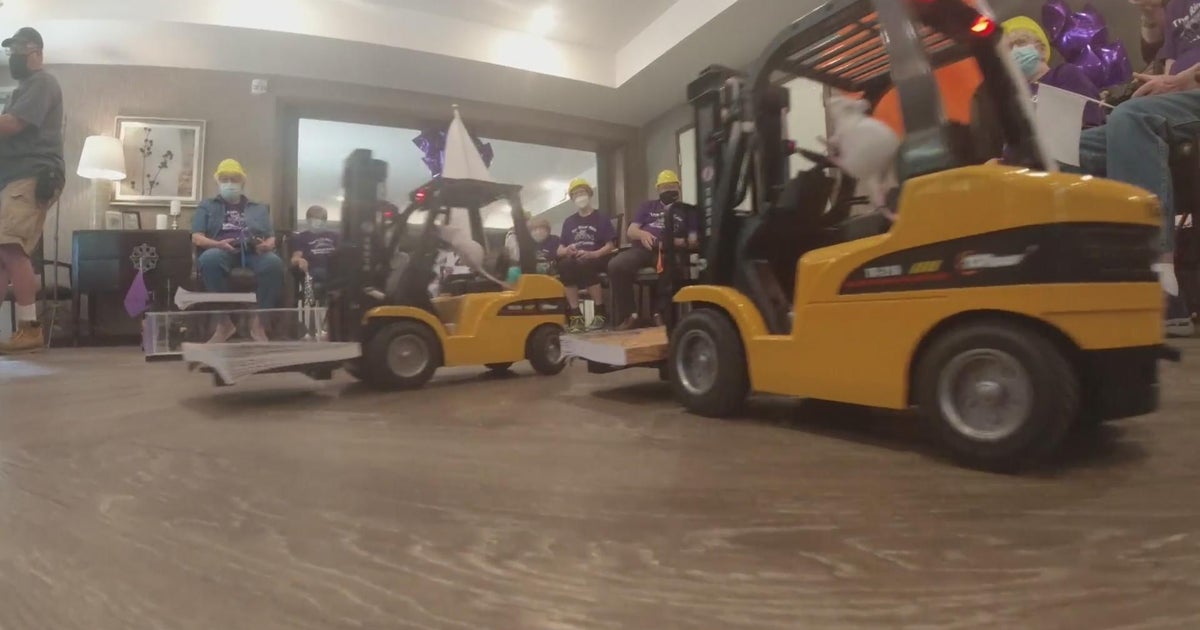 Forklift Racing Is No Joke For These Minnesota Seniors - CBS Minnesota