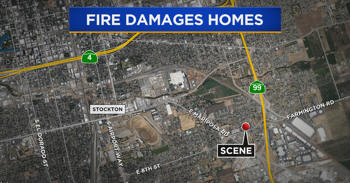Grass Fire In Stockton Displaces Family, Damages Residential Buildings ...
