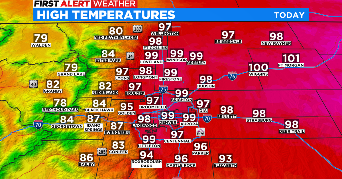 Denver Weather: One More Day Near 100 Degrees! Heat Wave Finally Ends ...