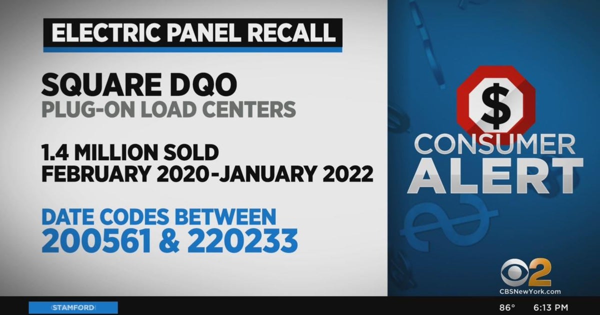 Schneider Electric recalls over 1 million circuit breaker boxes - CBS ...