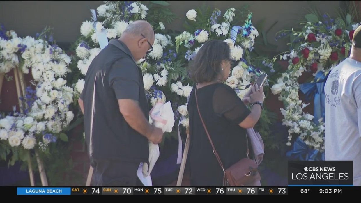 Emotional vigil held for 2 El Monte Police officers shot and killed ...