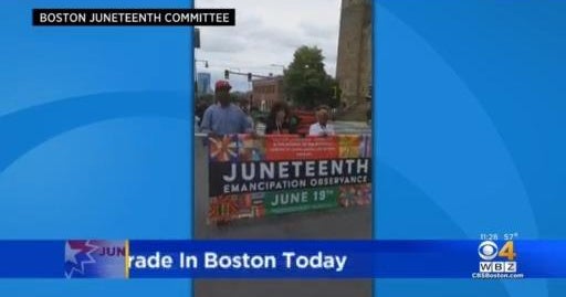 Boston celebrates Juneteenth with parade in Roxbury - CBS Boston