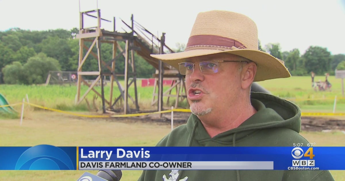 Fire at Davis Farmland's Mega Maze considered suspicious - CBS Boston