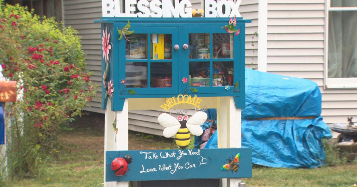 Middleboro's 'Blessing Box' offers chance to 'take what you need' - CBS ...