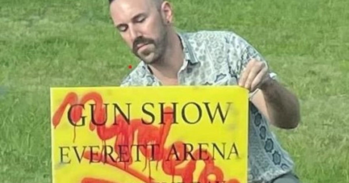 Police seek man who painted 'Murderer' on signs for Concord, NH gun ...