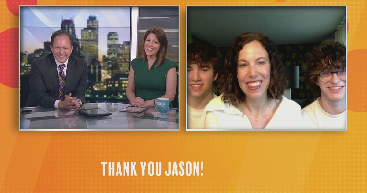 Jason DeRusha's family checks in on his last day - CBS Minnesota