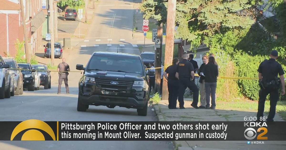 Man in custody following shooting in Mt. Oliver - CBS Pittsburgh