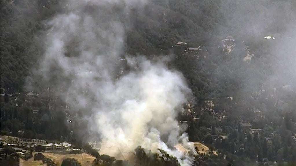Fire in Alamo burns 3 acres, damages house - CBS San Francisco