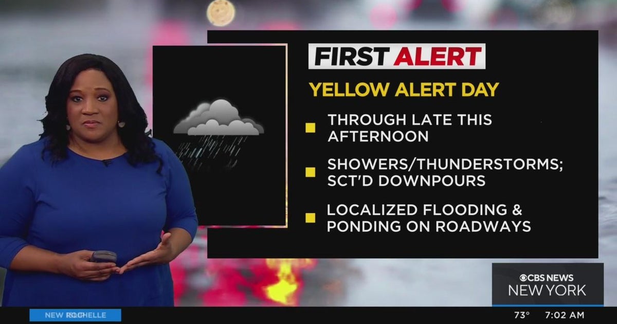 First Alert Weather: CBS2's 6/27 Monday update at 7 a.m. - CBS New York