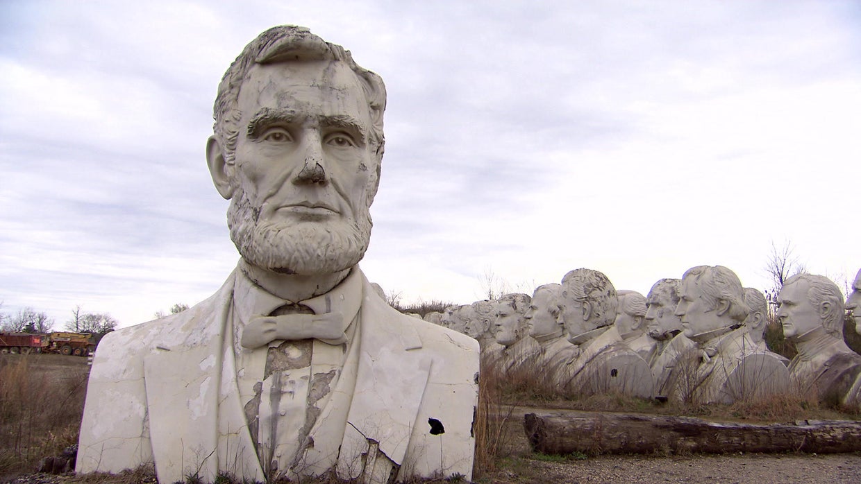 Heads of state: A walk among giant presidential busts - CBS News