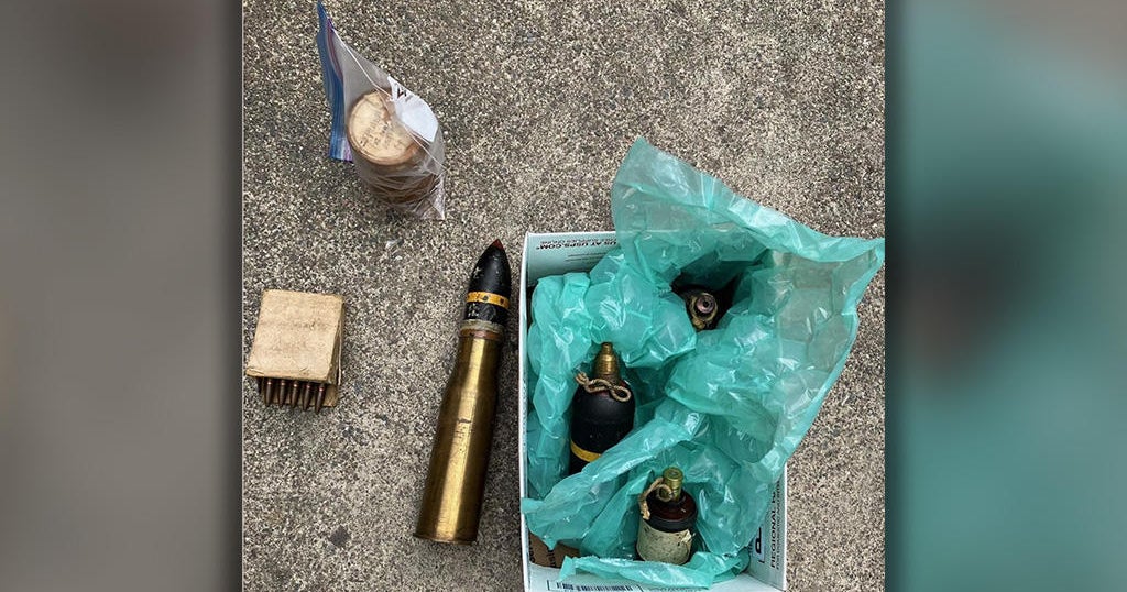 World War II explosives found in Petaluma home - CBS San Francisco