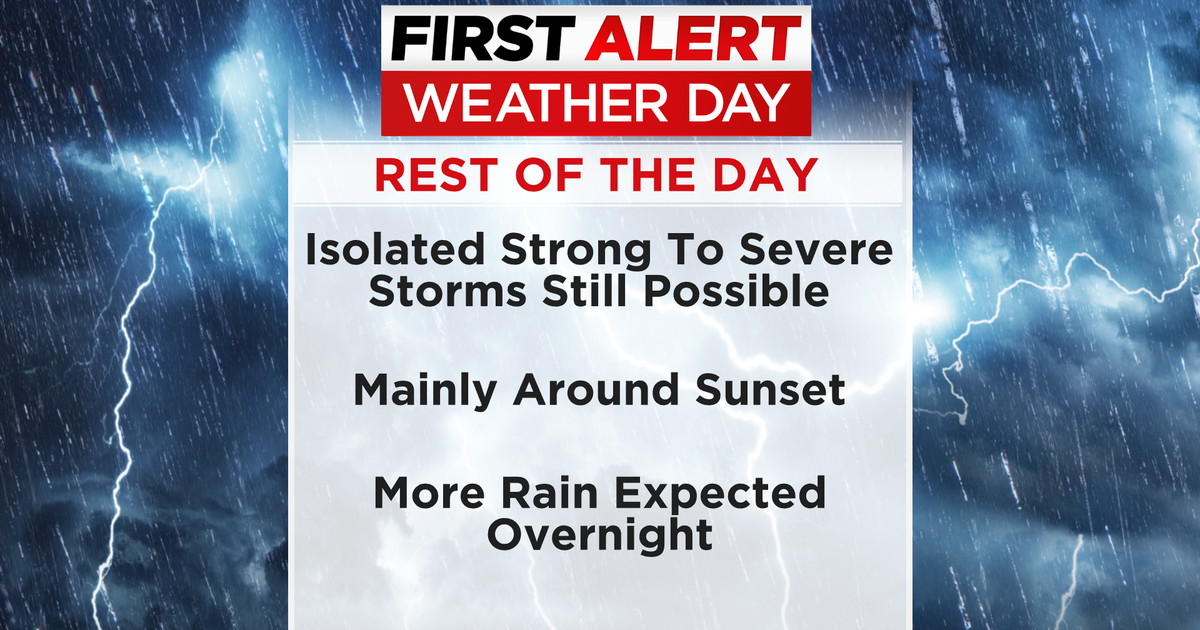 Pittsburgh Weather: More rain is expected overnight - CBS Pittsburgh