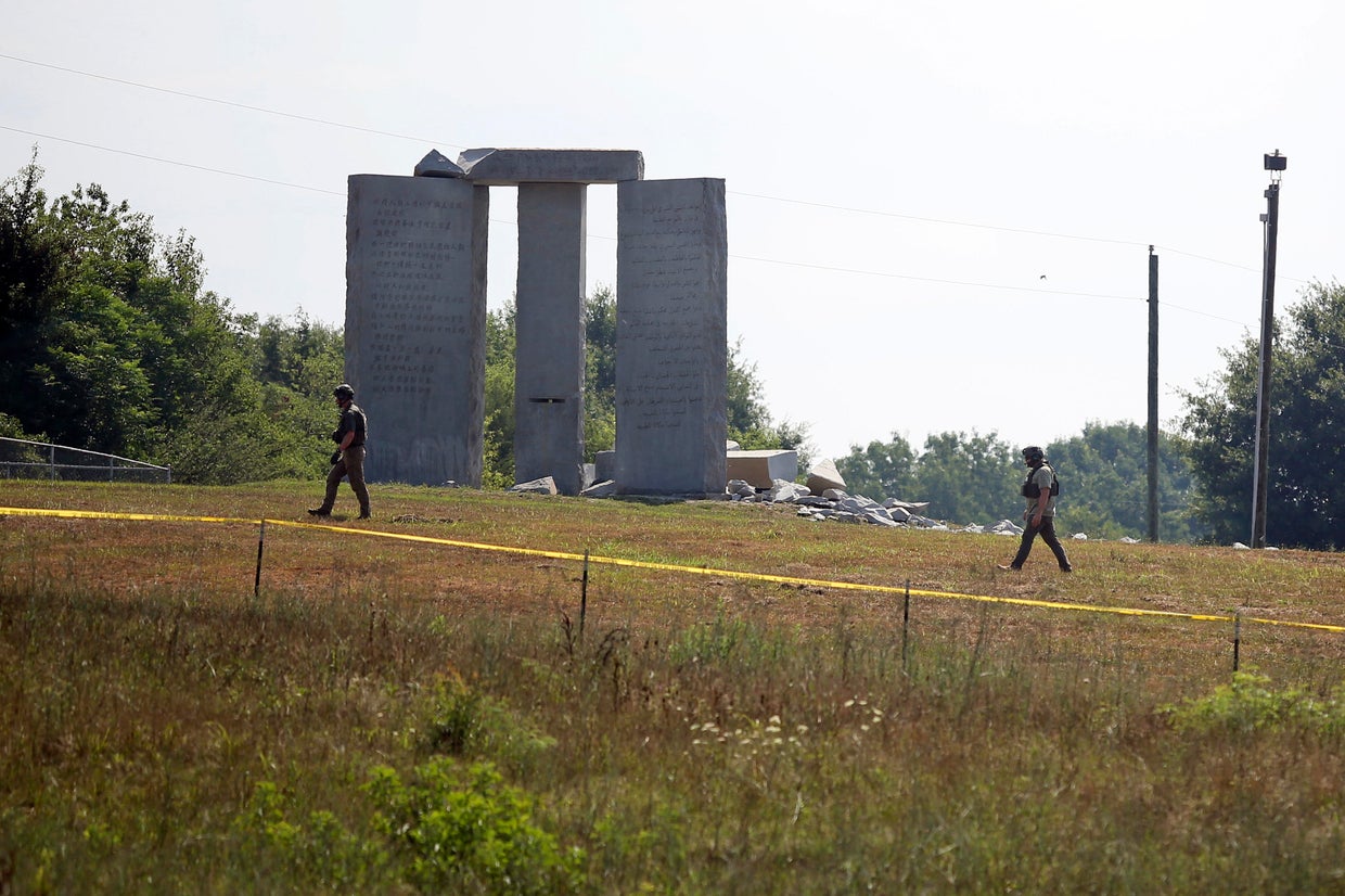 Georgia Guidestones blown up: Early morning explosion damages ...