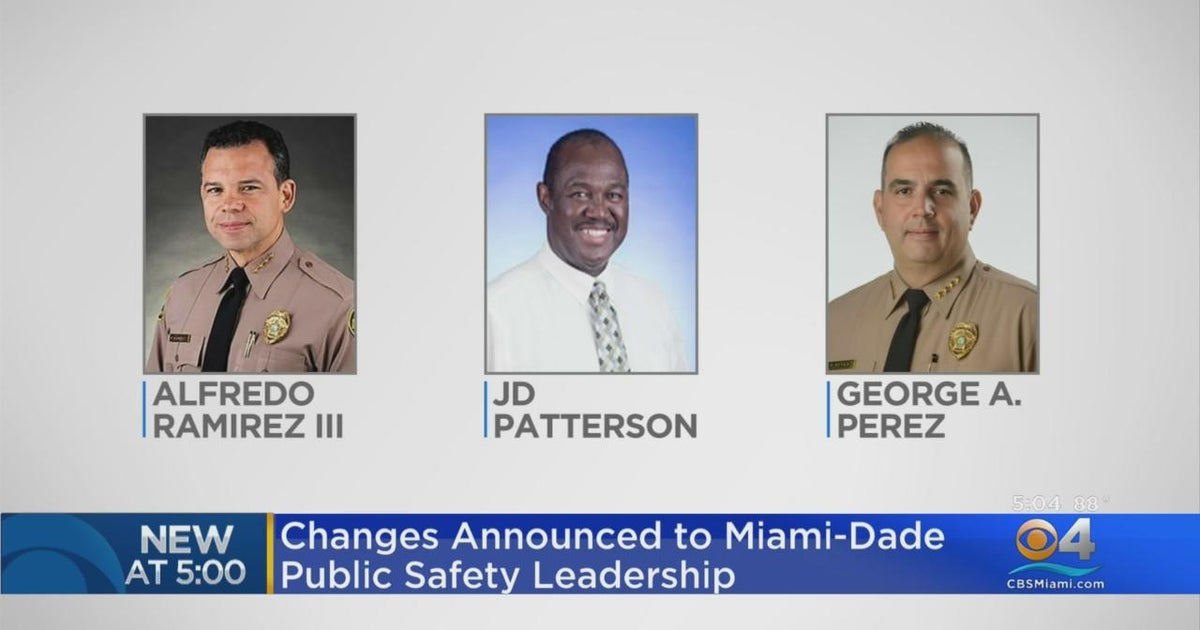 Changes announced to Miami-Dade public safety leadership - CBS Miami