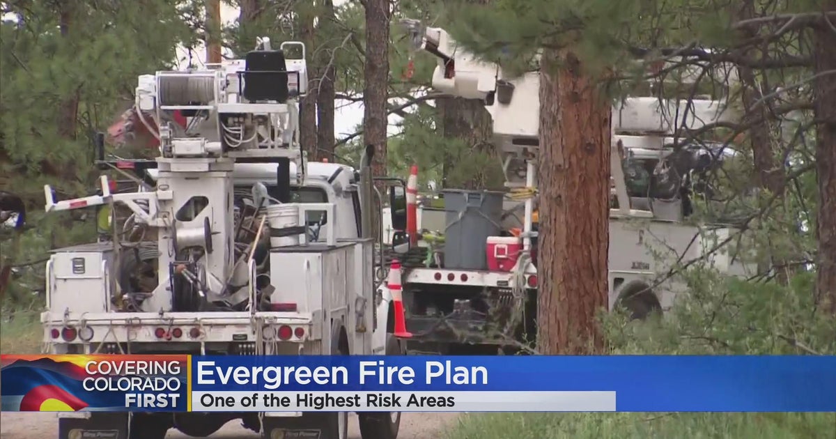 Evergreen area ranked as most at risk in wildfire - CBS Colorado