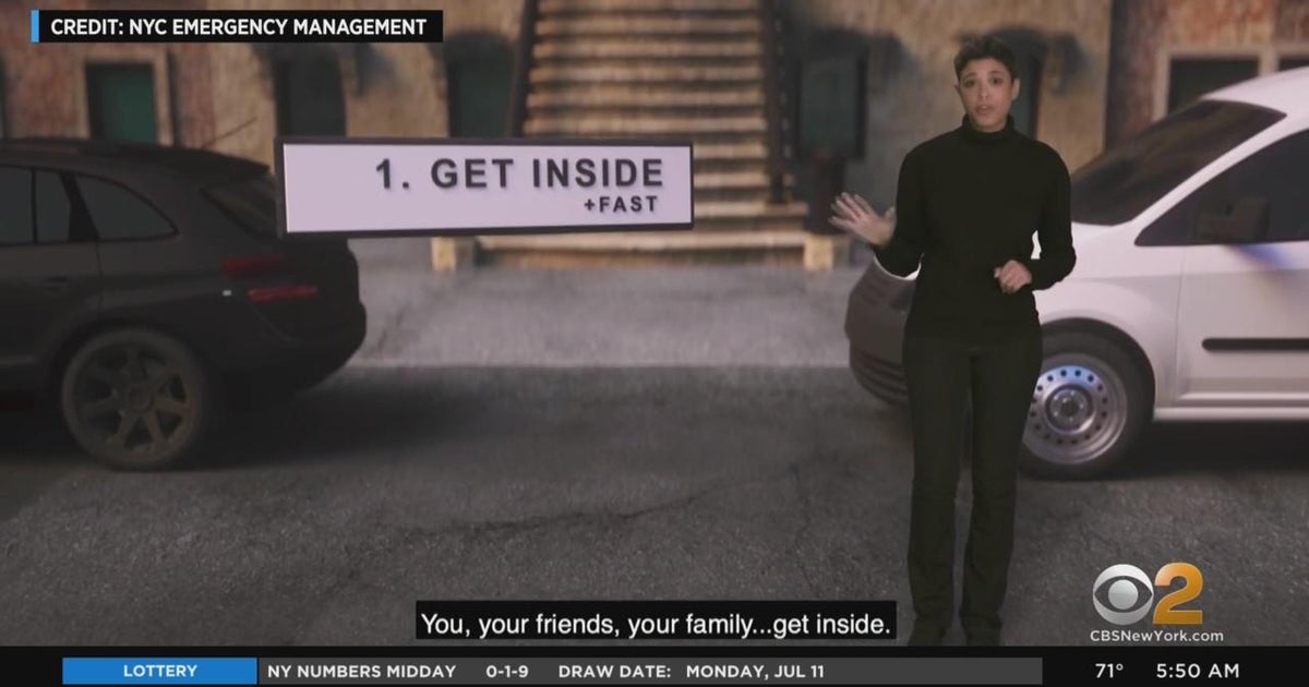 NY PSA offers what to do in nuclear attack - CBS New York