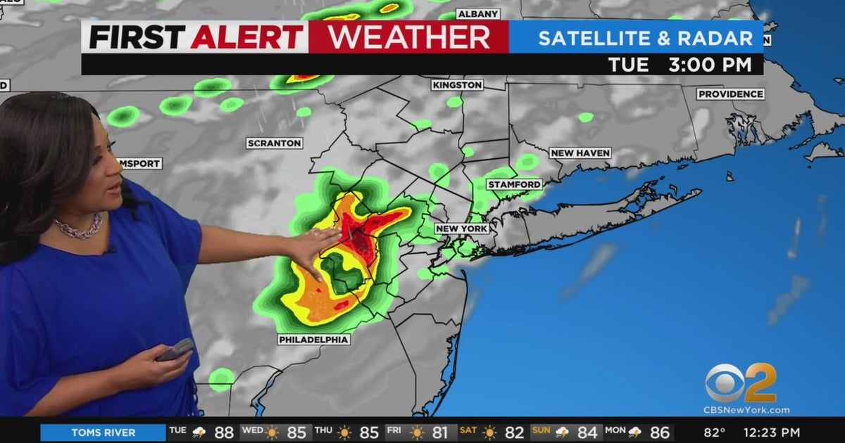First Alert Weather: Storms ahead this afternoon - CBS New York