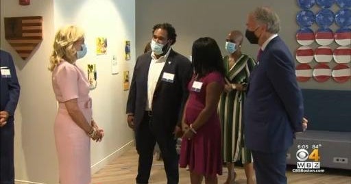 First Lady Jill Biden talks with Massachusetts veterans and their ... First Lady Jill Biden talks with Massachusetts veterans and their ...