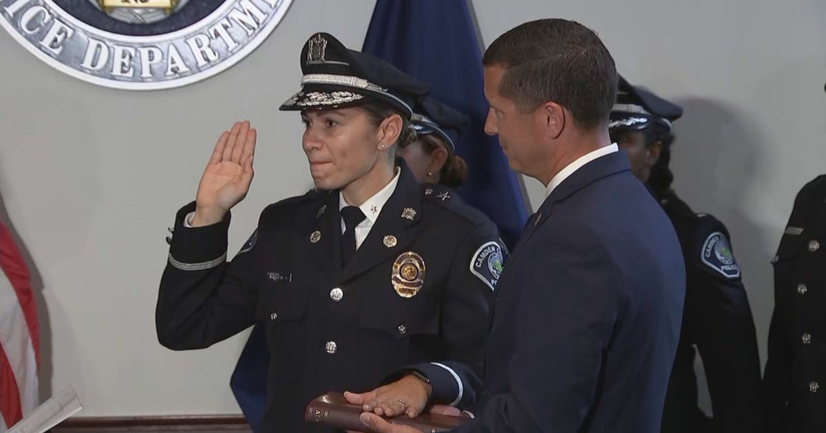 Camden County Police Department Swears In 1st Latina Woman To Hold Rank ...