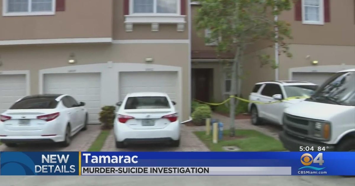 Man identified in Tamarac murder suicide - CBS Miami
