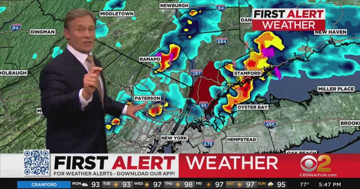 First Alert Weather: CBS2's 7/18 Monday evening update - CBS New York